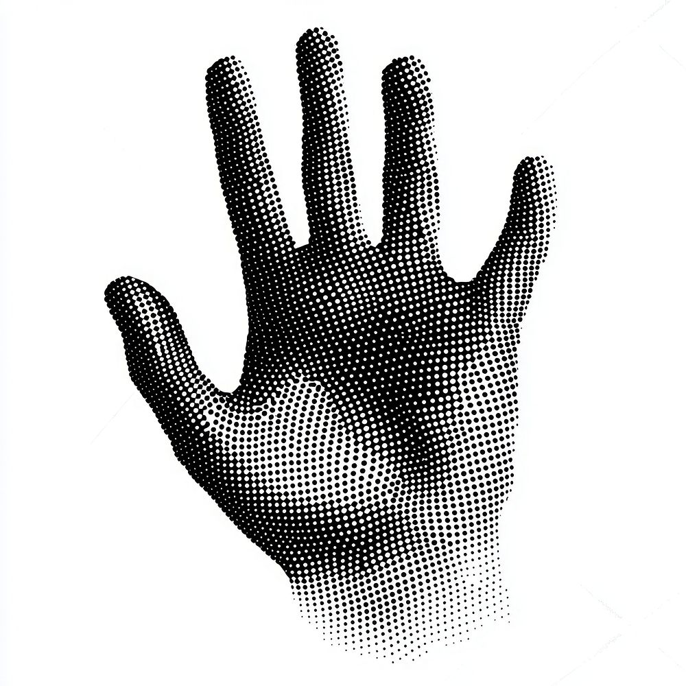 Hand halftone pattern design. | Premium Photo Illustration - rawpixel
