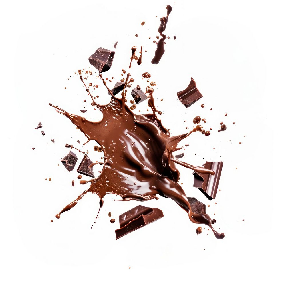 Exploding chocolate background explosion white. | Free Photo - rawpixel