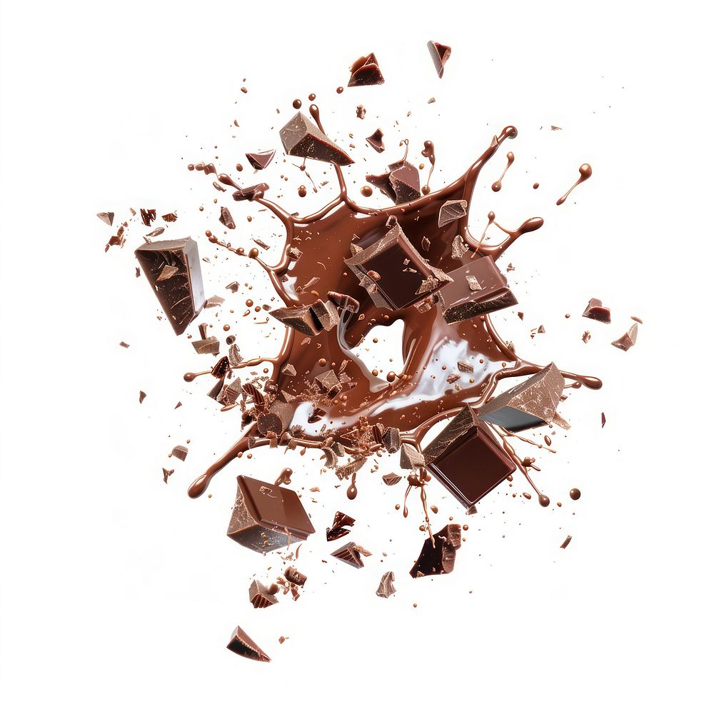Exploding chocolate food explosion confectionery. | Free Photo - rawpixel