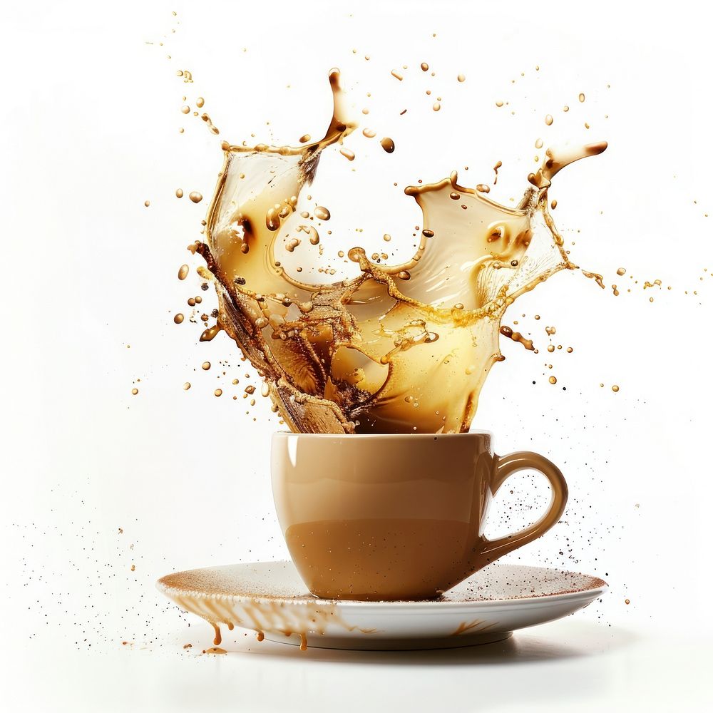 Exploding hot coffee explosion beverage | Free Photo - rawpixel