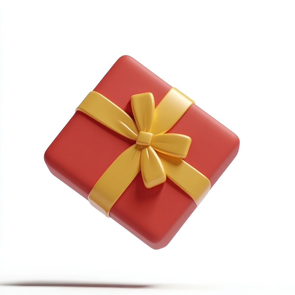 Present ribbon gift box. | Free Photo Illustration - rawpixel