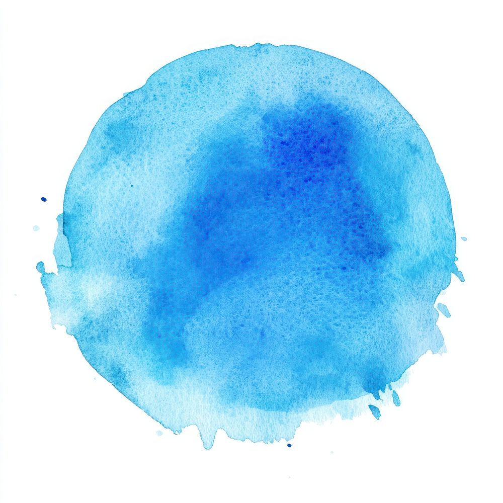 Watercolor background circle blue. | Free Photo Illustration - rawpixel