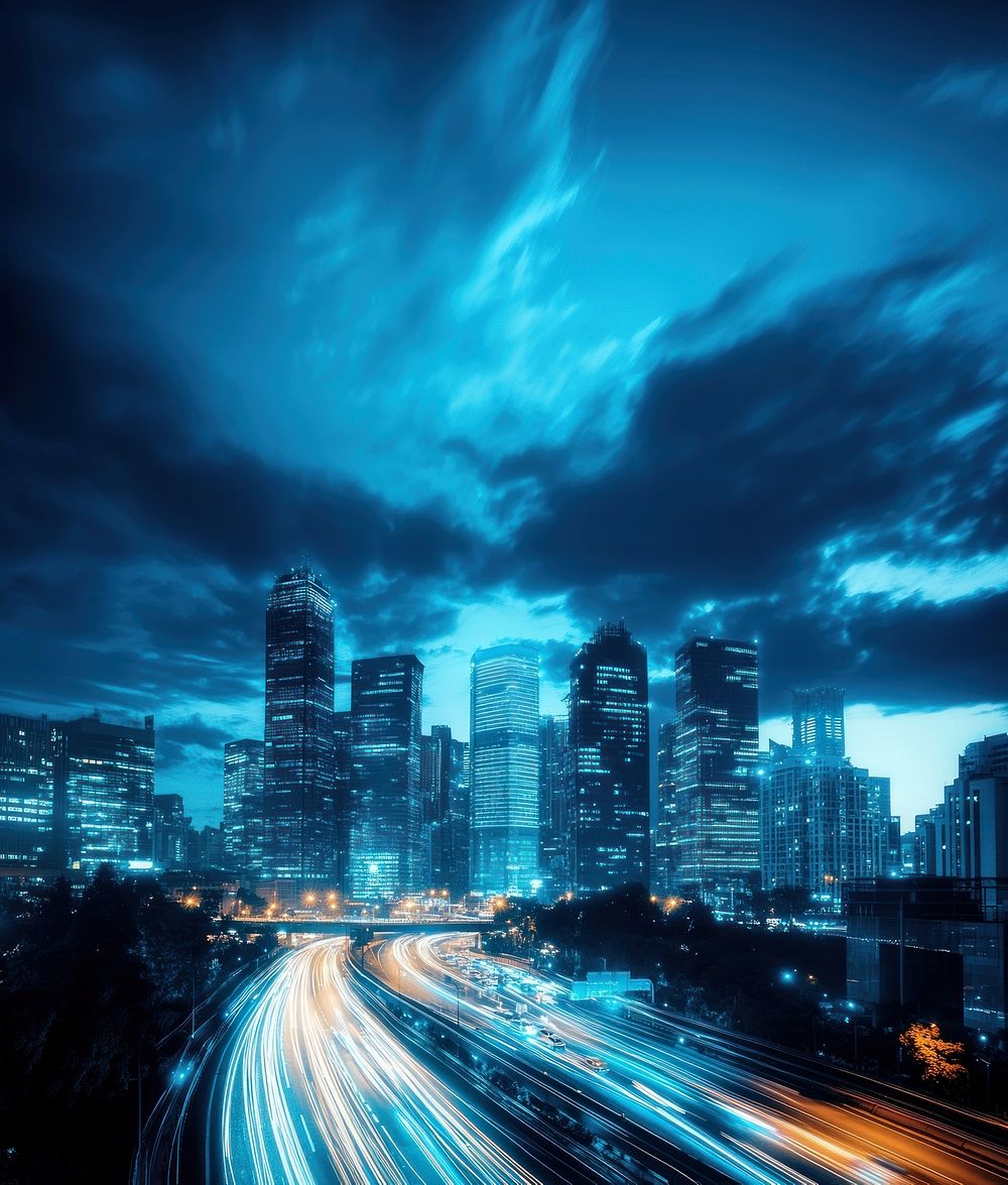 Dynamic cityscape buildings urban sky | Free Photo - rawpixel