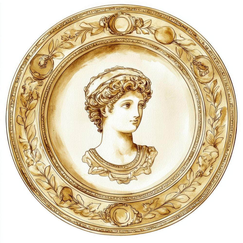 An ancient greek plate painting | Free Photo Illustration - rawpixel