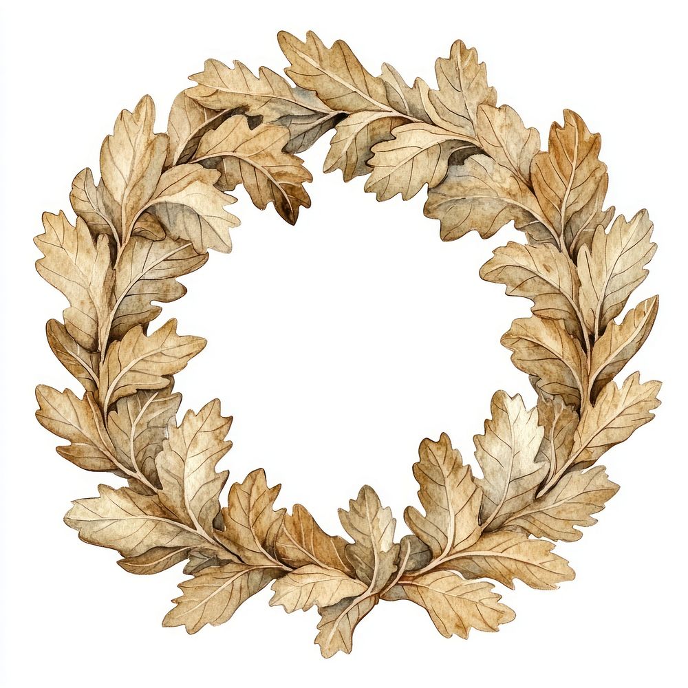 An ancient greek wreath oak | Free Photo Illustration - rawpixel