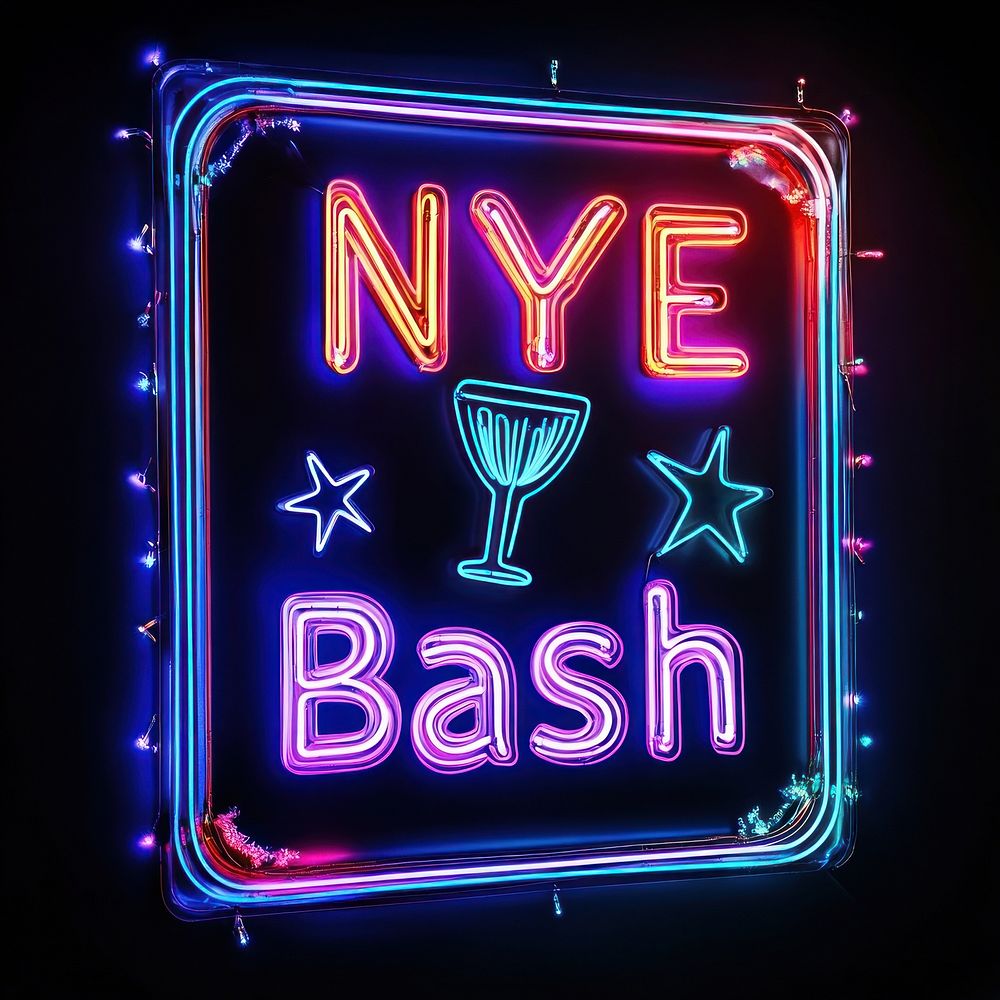 Neon celebration festive lights | Free Photo Illustration - rawpixel