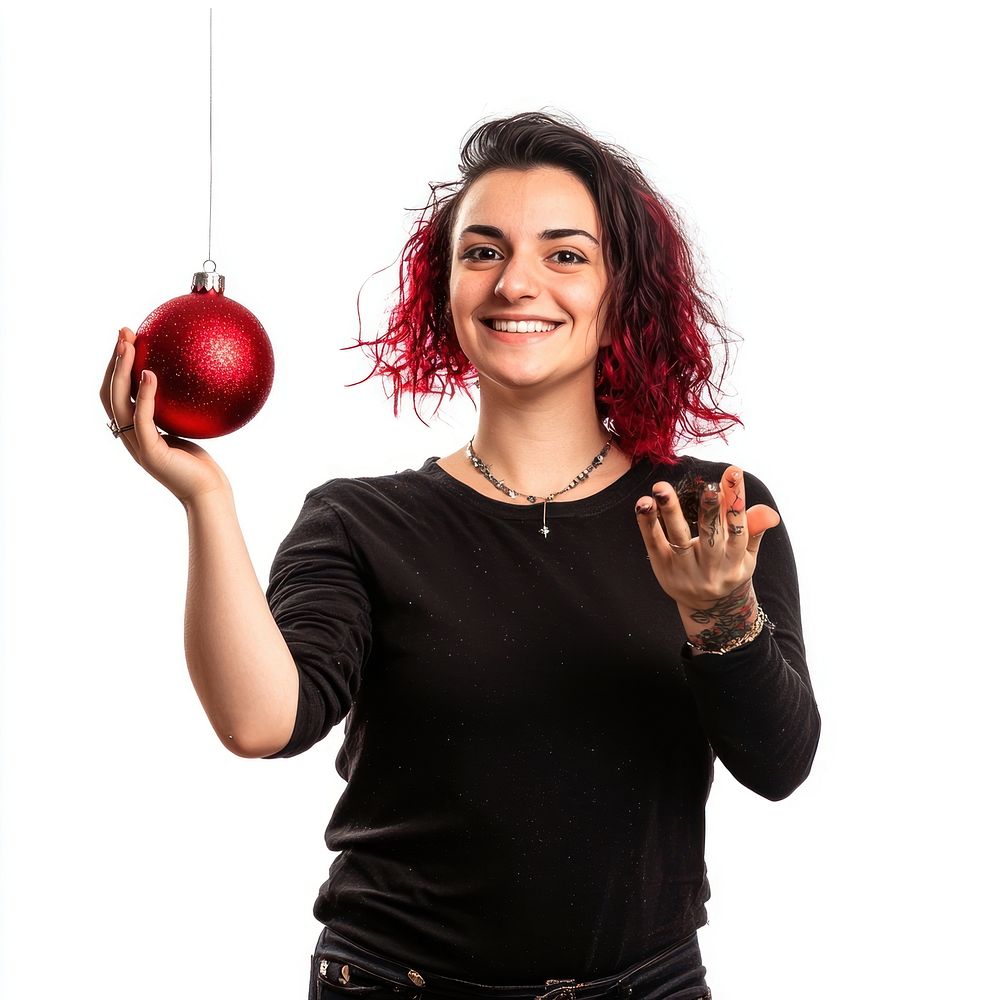 happy transgender carry christmas ornament | Free Photo - rawpixel