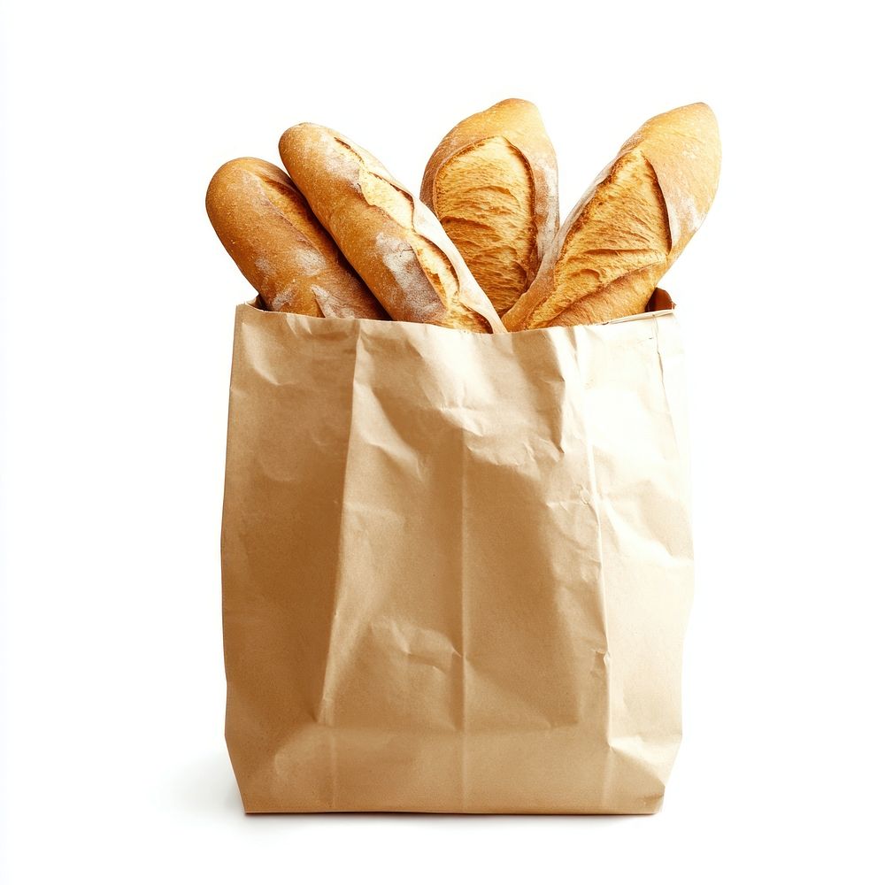 Paper bag full bread paper | Free Photo - rawpixel
