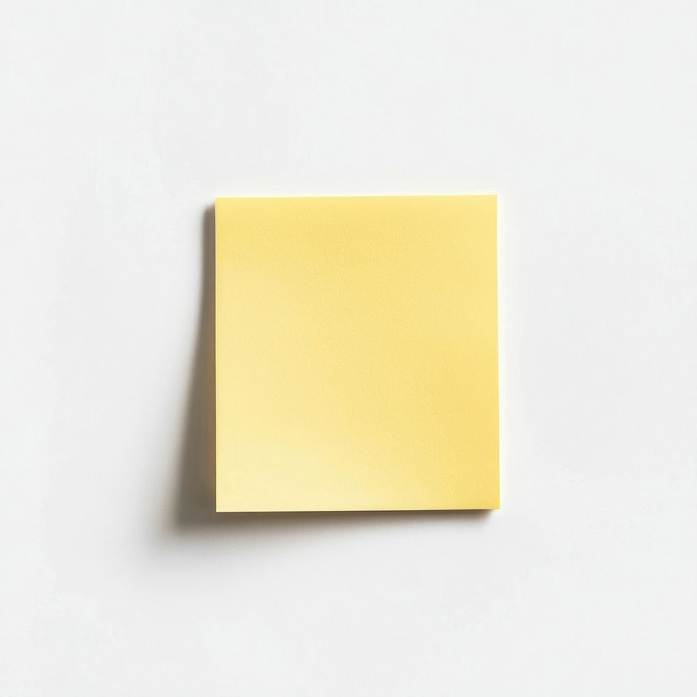 Yellow post it mockup paper | Free Photo - rawpixel