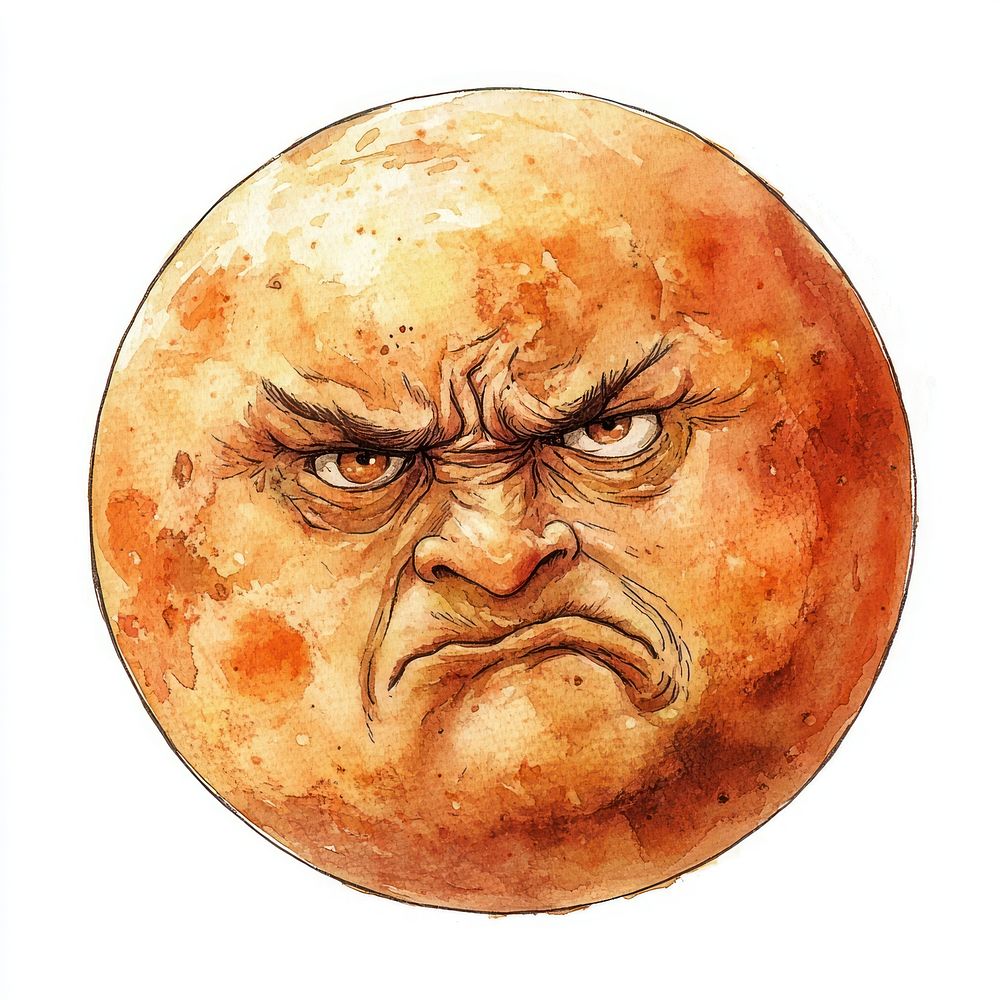 Mars face illustration expression. | Free Photo Illustration - rawpixel
