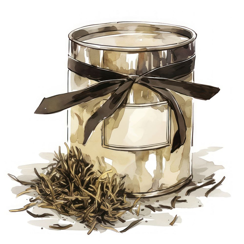 Black coquette tea can illustration | Free Photo Illustration - rawpixel