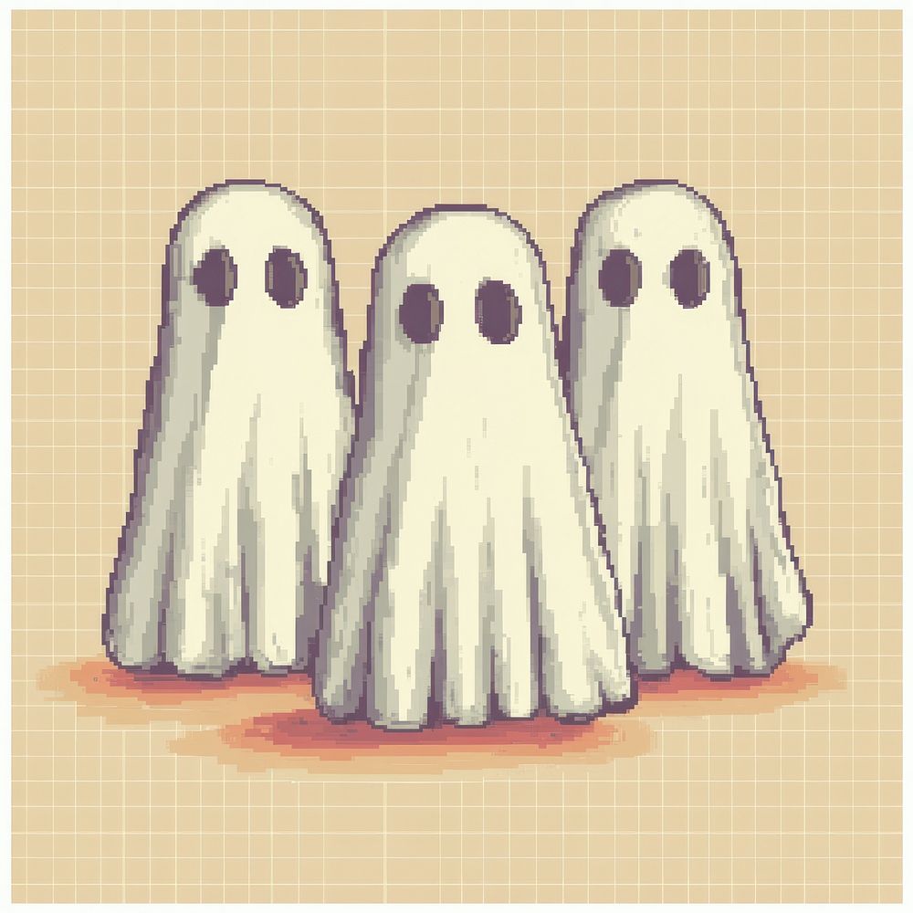 Art classic ghosts design. | Free Photo Illustration - rawpixel