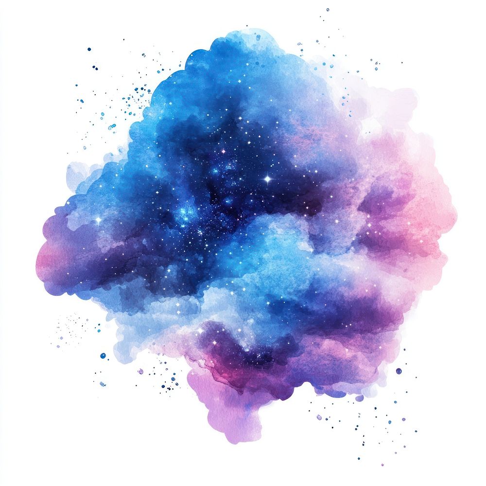 Cloud Watercolor watercolor background galaxy | Free Photo Illustration ...