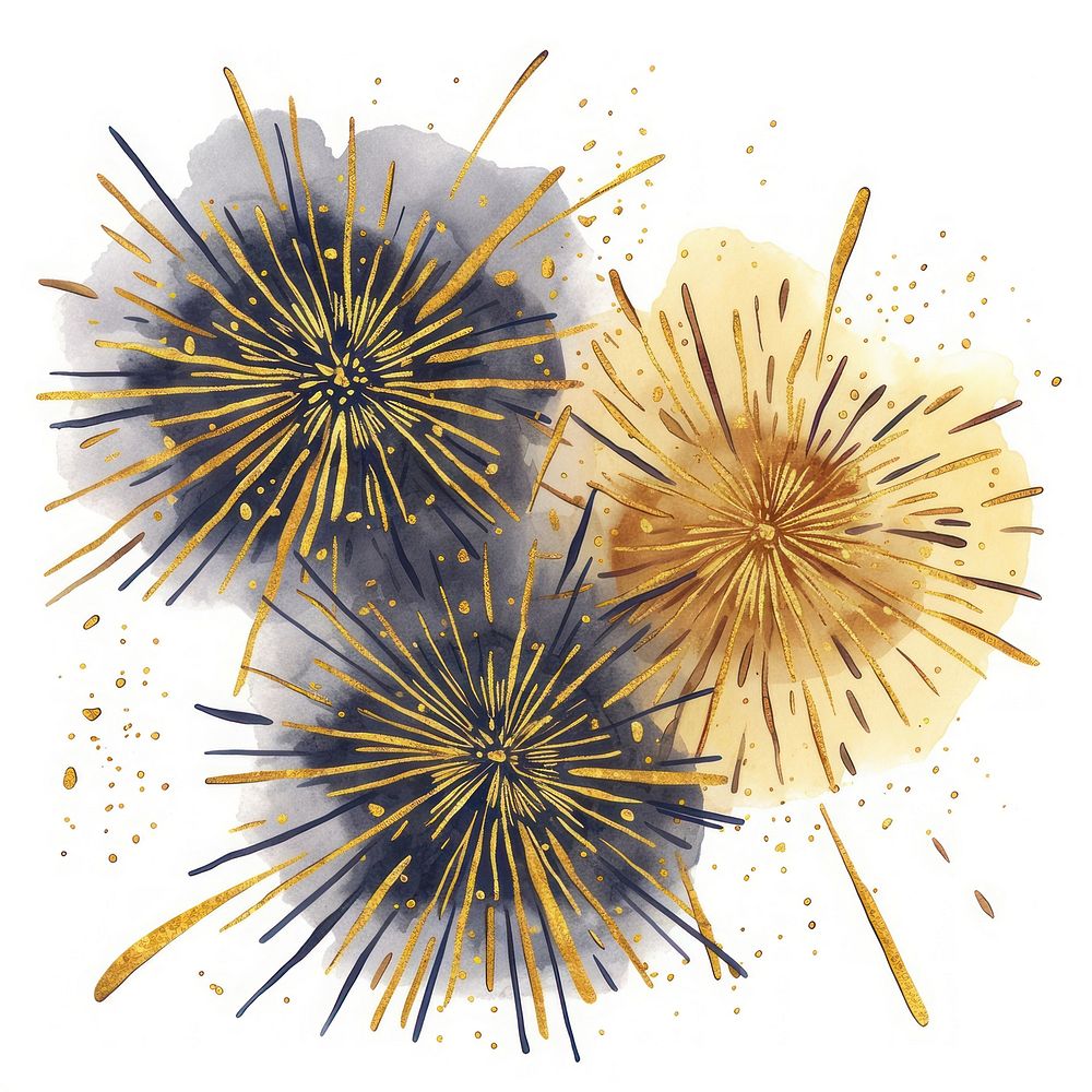 Fireworks art illustration elements. | Free Photo Illustration - rawpixel