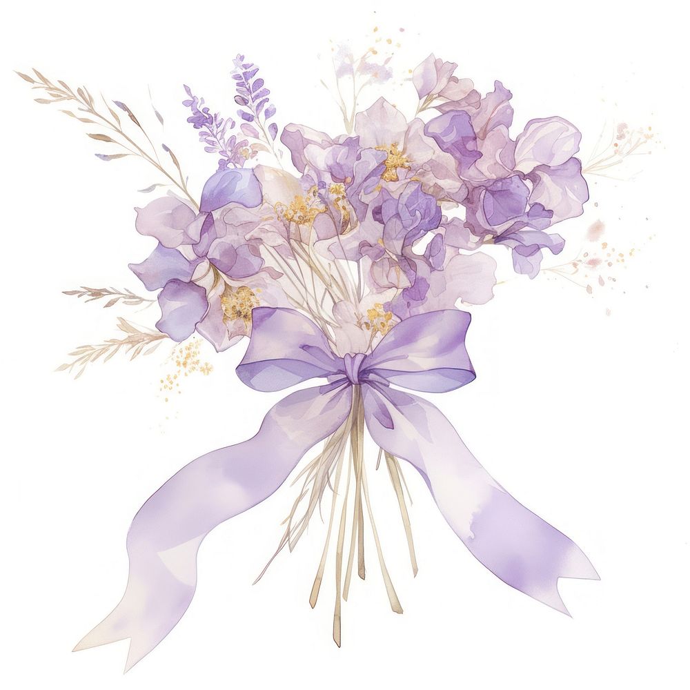 Pastel coquette flowers art illustration | Free Photo Illustration ...