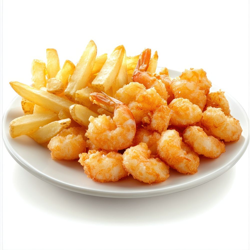 Scampi and Chips seafood shrimp | Free Photo - rawpixel