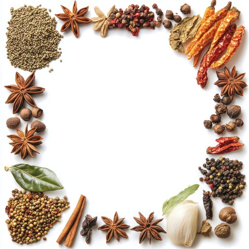 Masala spices border frame. | Free Photo - rawpixel