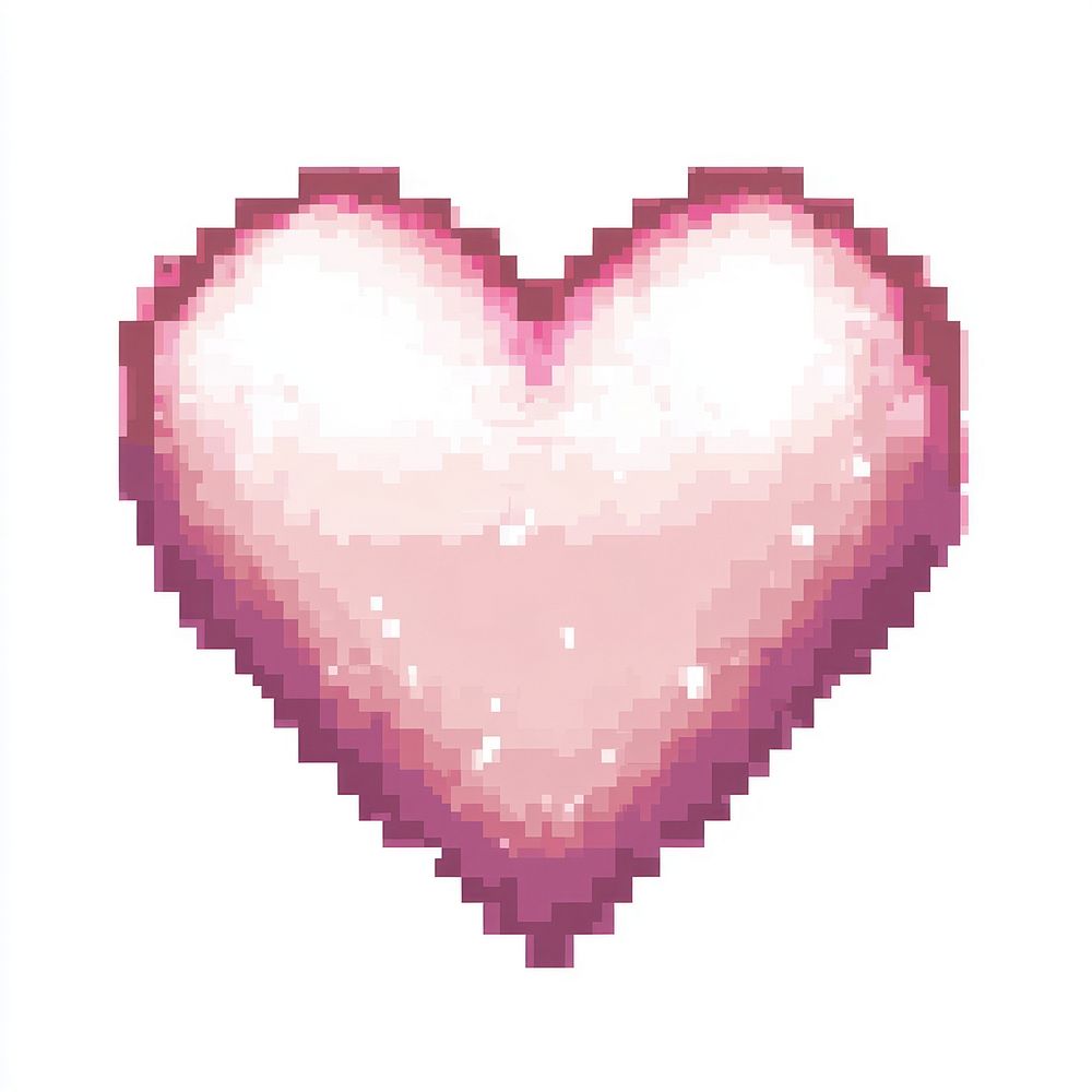 Pink heart icons pixel illustration | Free Photo Illustration - rawpixel