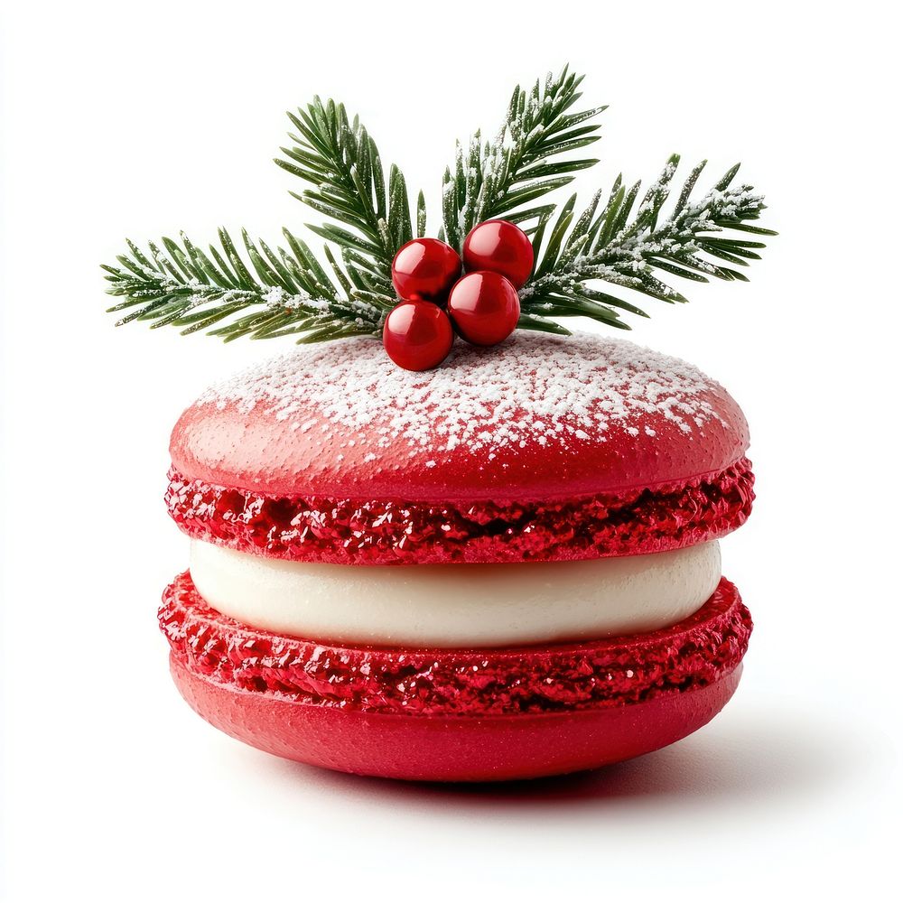 Christmas macaron macarons christmas confectionery. | Free Photo - rawpixel