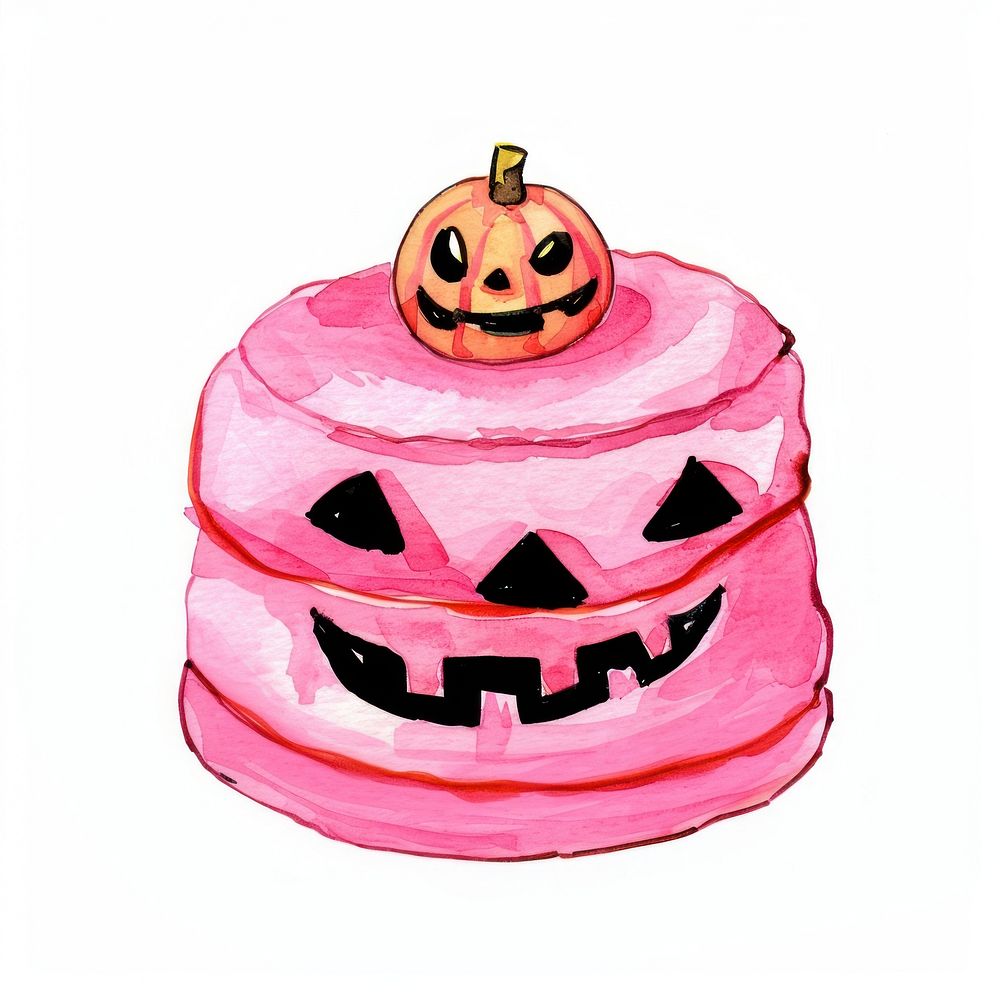 Halloween layer cake illustration celebration | Free Photo Illustration ...