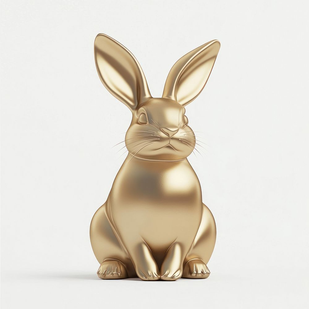 Golden Rabbit rabbit illustration animal. | Free Photo Illustration ...
