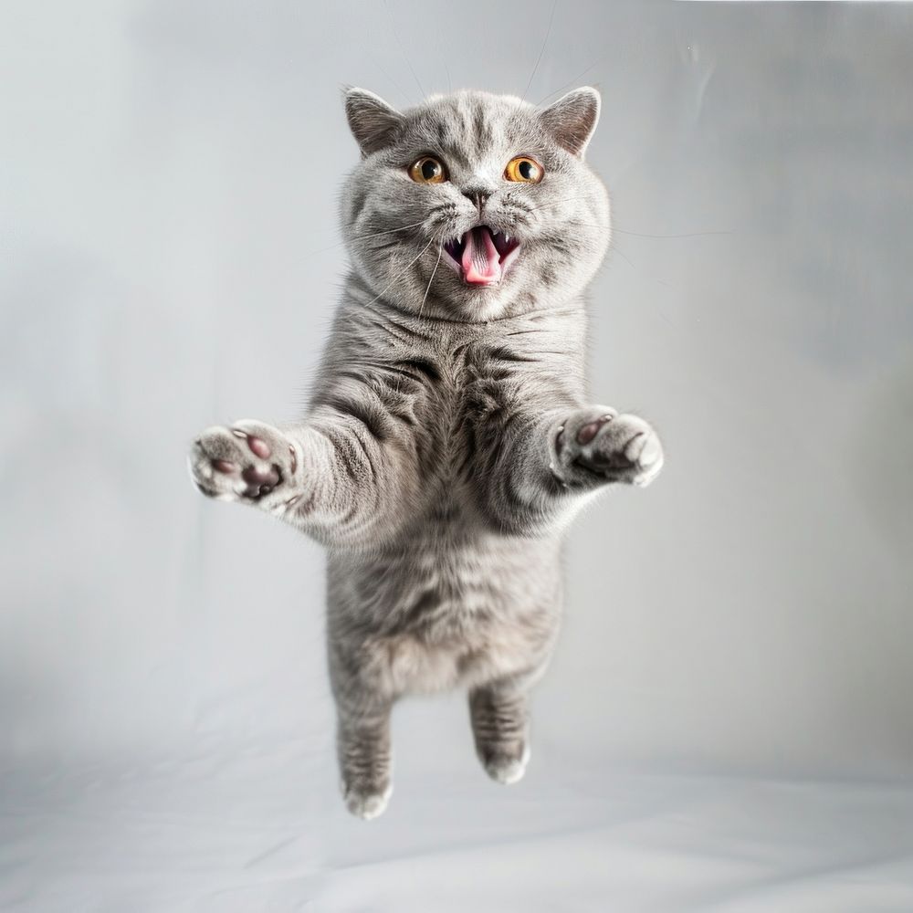 light grey Scottish Fold cat | Free Photo - rawpixel