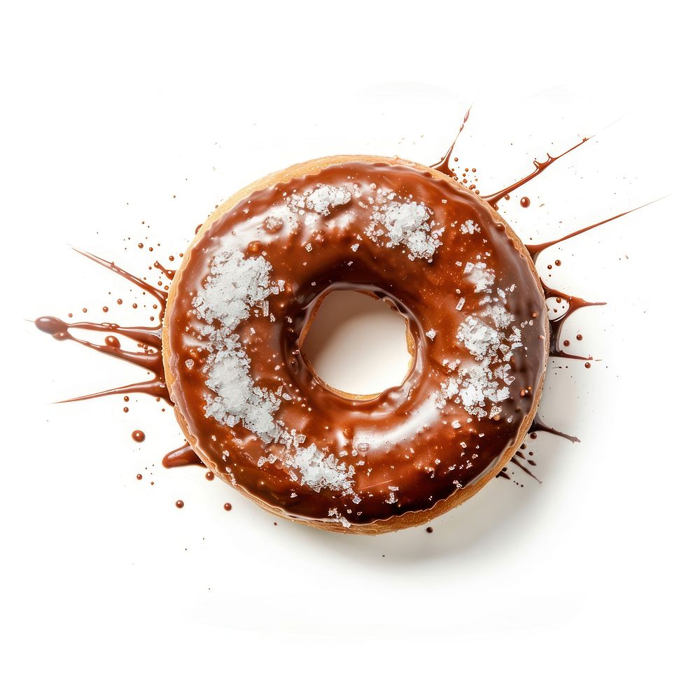 Exploding chocolate donut food sweets | Free Photo - rawpixel