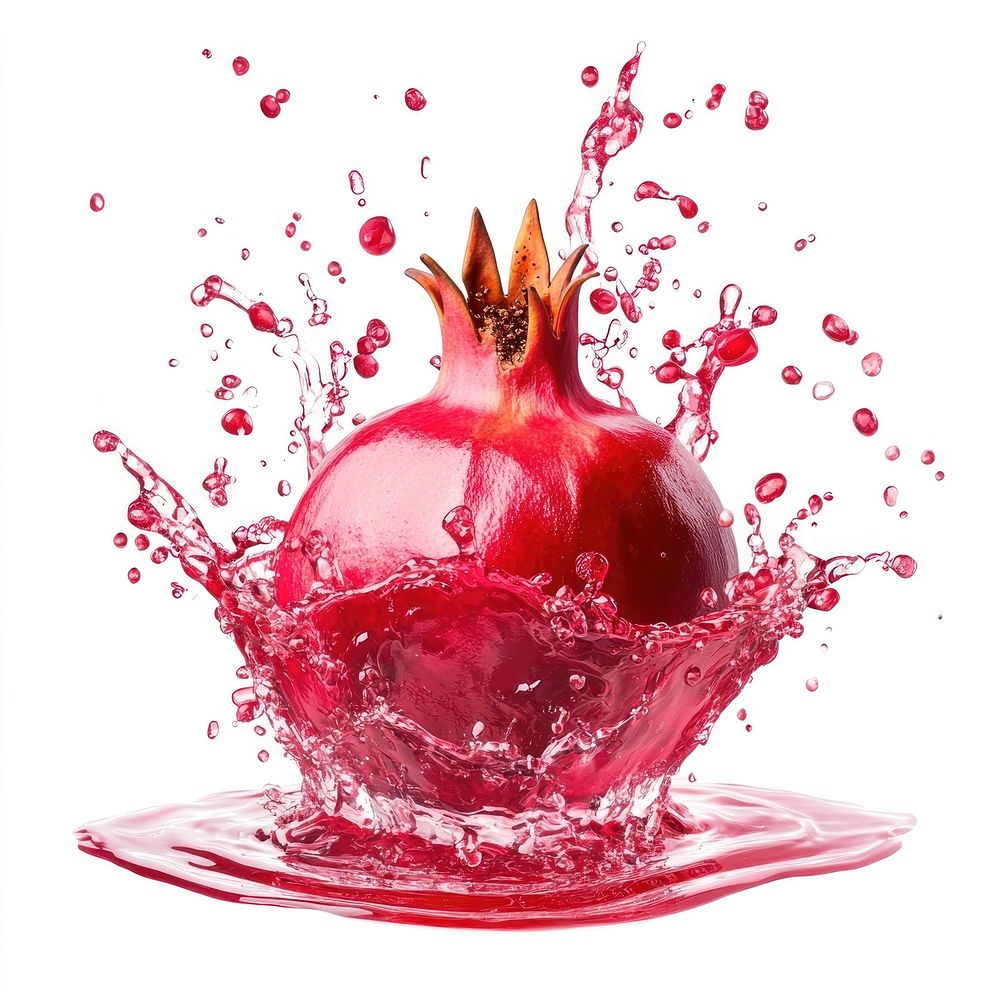Exploding Pomegranate pomegranate splash fruit. | Free Photo - rawpixel