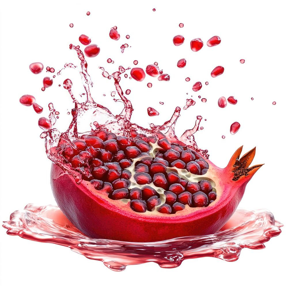 Exploding Pomegranate pomegranate splash fruit | Free Photo - rawpixel