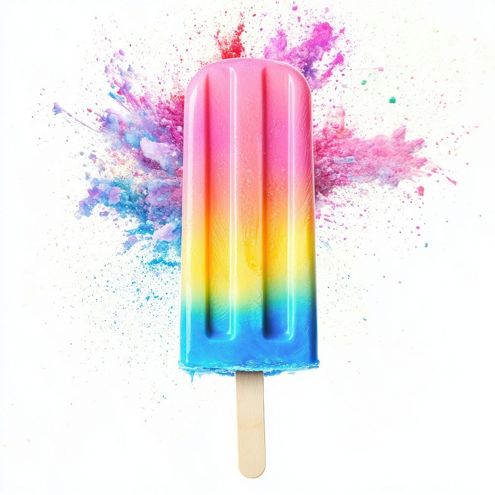 Exploding pastel gradient popsicle background | Free Photo - rawpixel