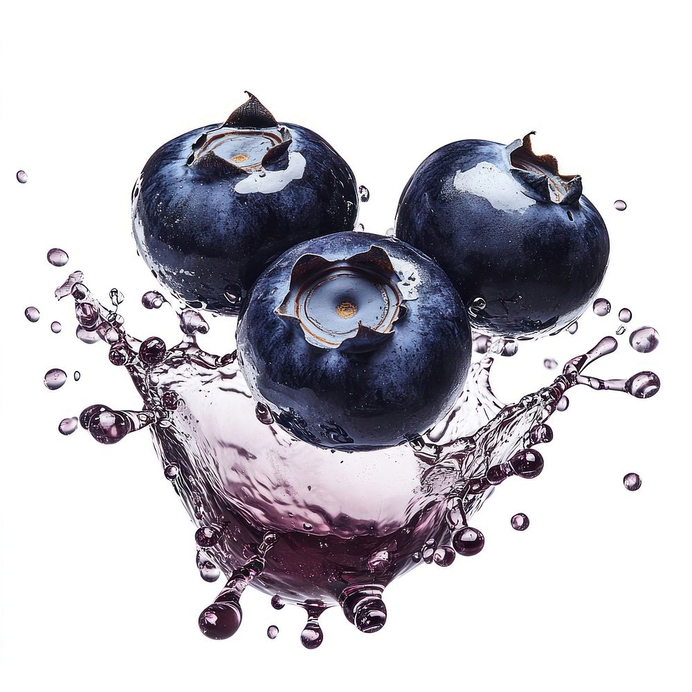 Exploding real blueberry blueberries fruit | Free Photo - rawpixel
