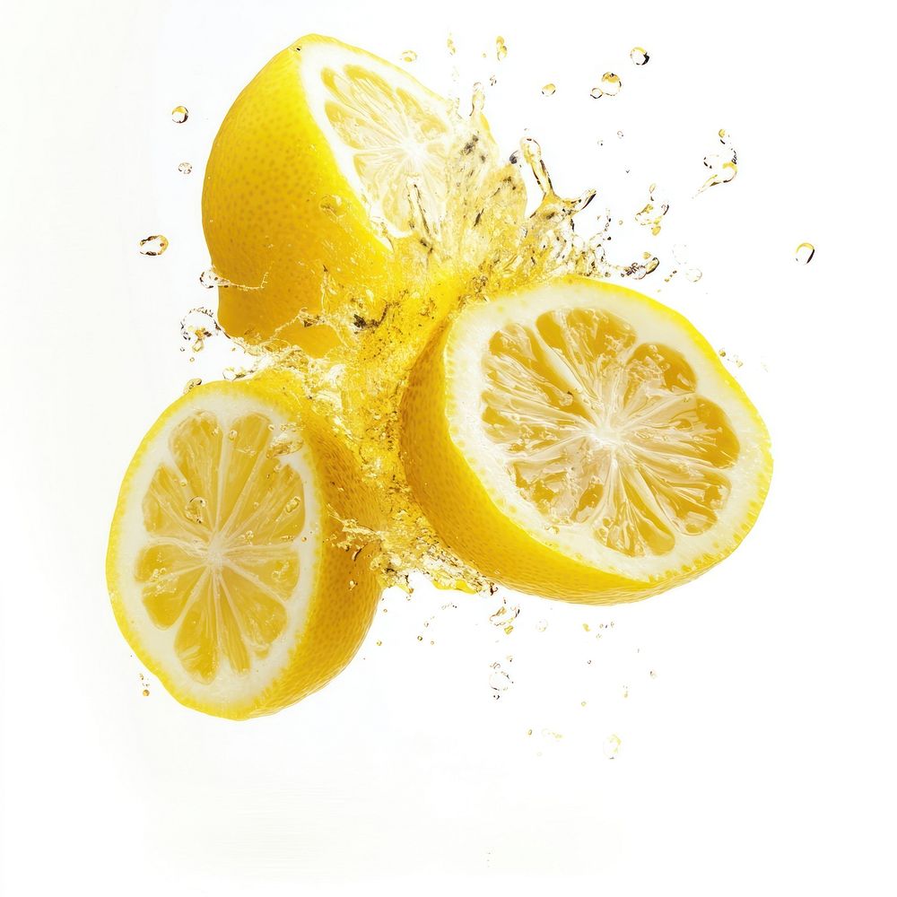 Exploding real lemon yellow fruit | Free Photo - rawpixel