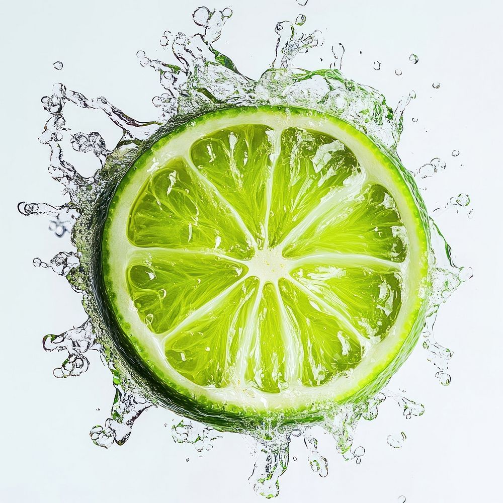 Exploding real lime fruit green | Free Photo - rawpixel