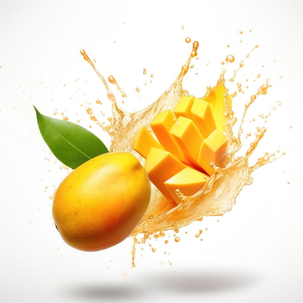 Mango explosion fruit food photography. | Free Photo - rawpixel