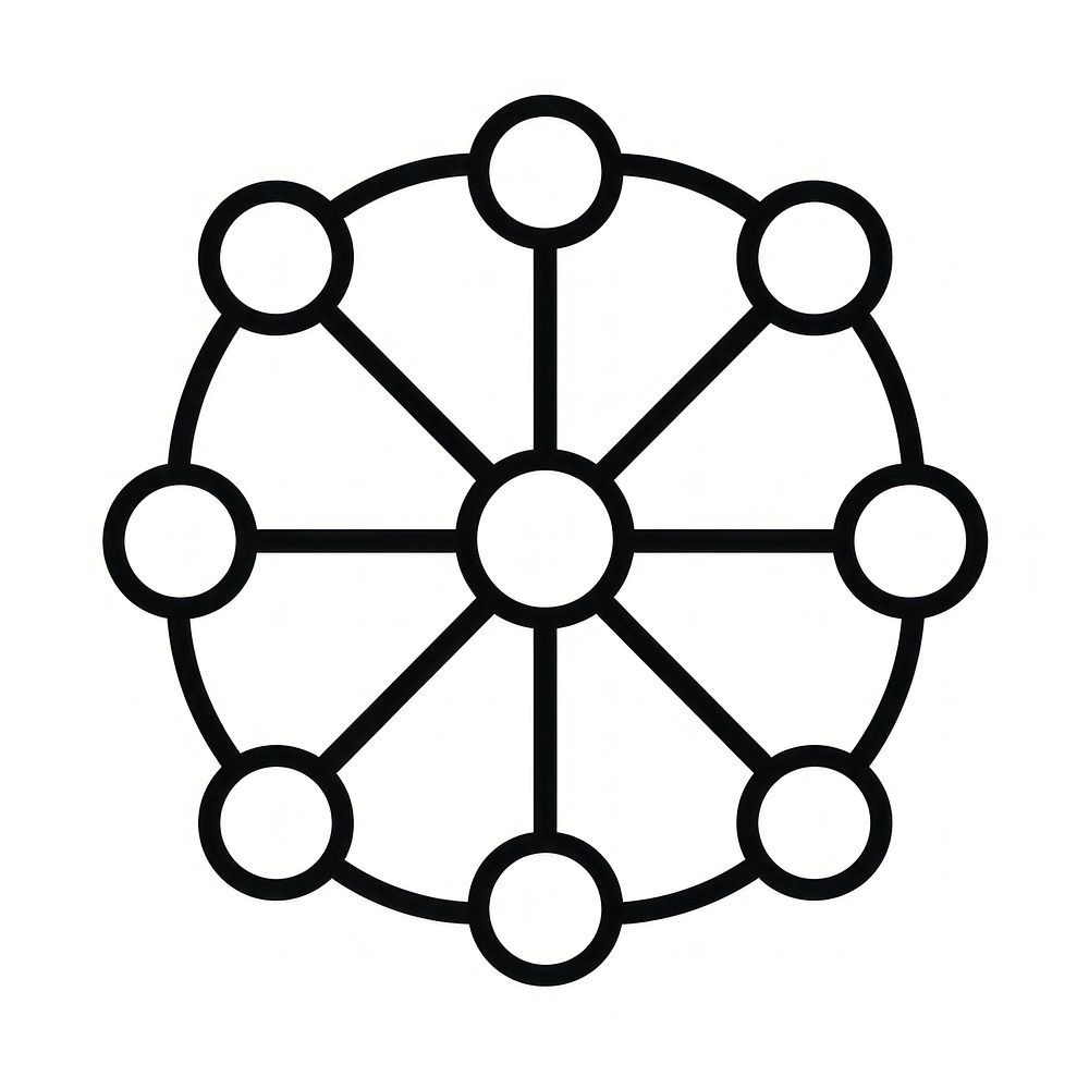 Connected icon illustration visualization architecture. | Free Photo ...