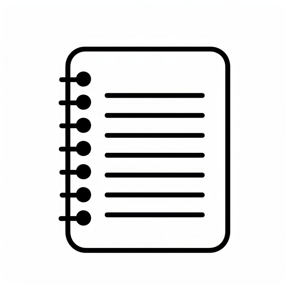 Notebook illustration notebook icon. | Free Photo Illustration - rawpixel