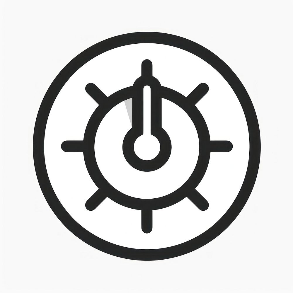 Restart icon illustration simple white. | Free Photo Illustration ...