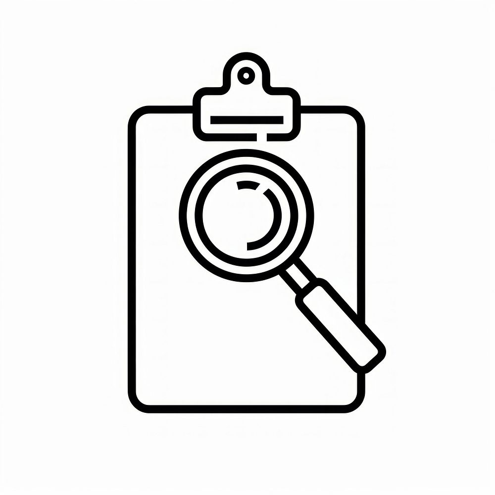 Magnifying clipboard glass icon. | Free Photo Illustration - rawpixel