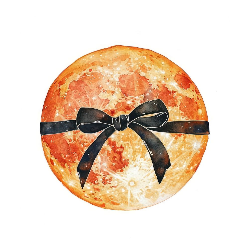 An orange moon art illustration | Free Photo Illustration - rawpixel