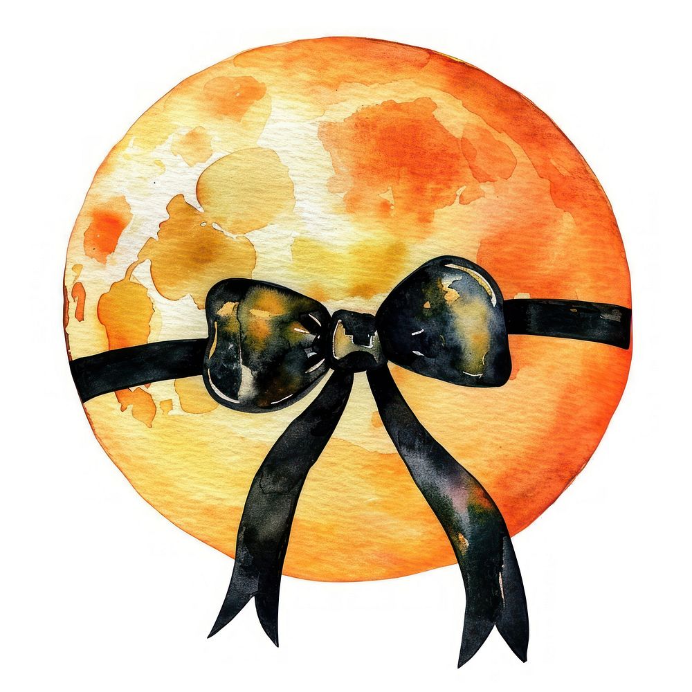 An orange moon art illustration | Free Photo Illustration - rawpixel