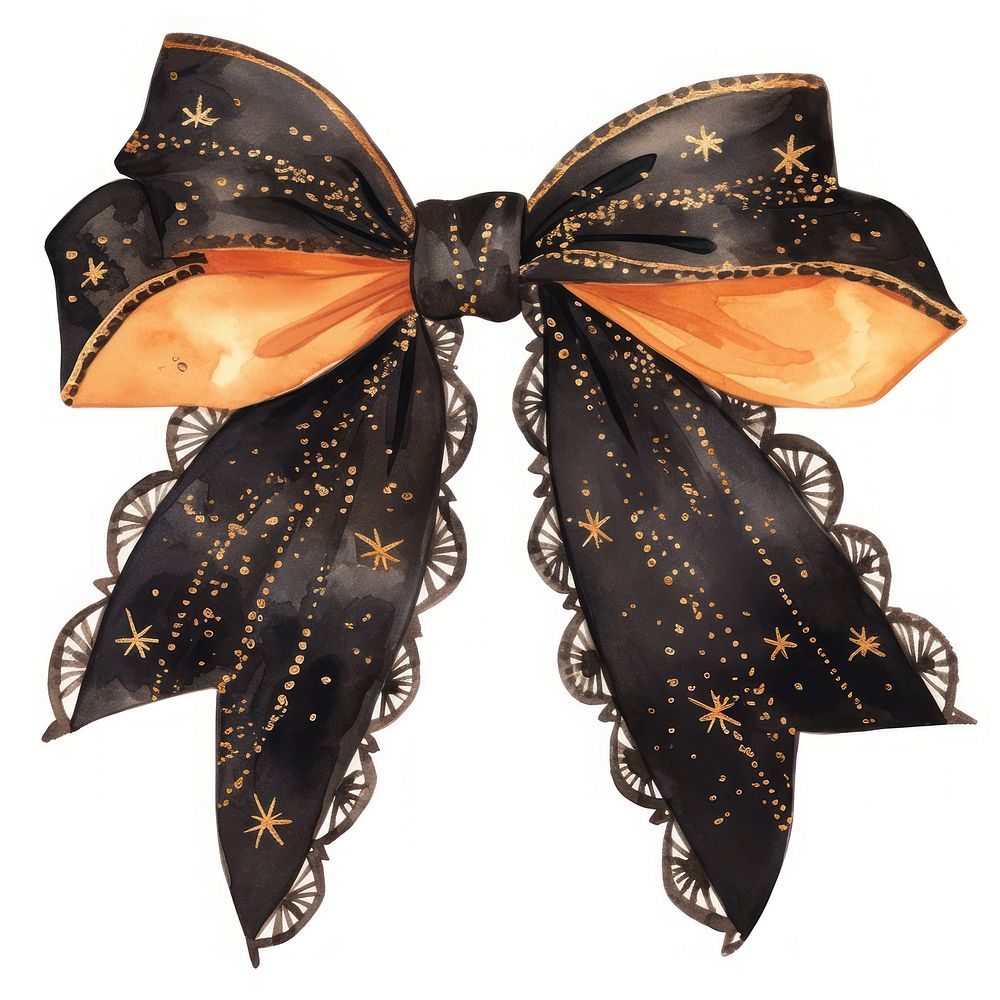 Vampire ribbon black tie. | Free Photo Illustration - rawpixel