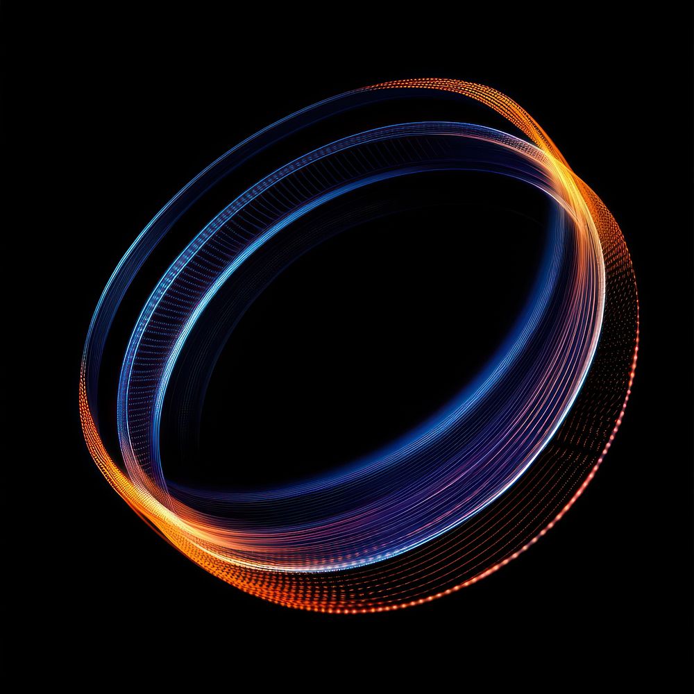 Oval line radius light effect | Free Photo Illustration - rawpixel