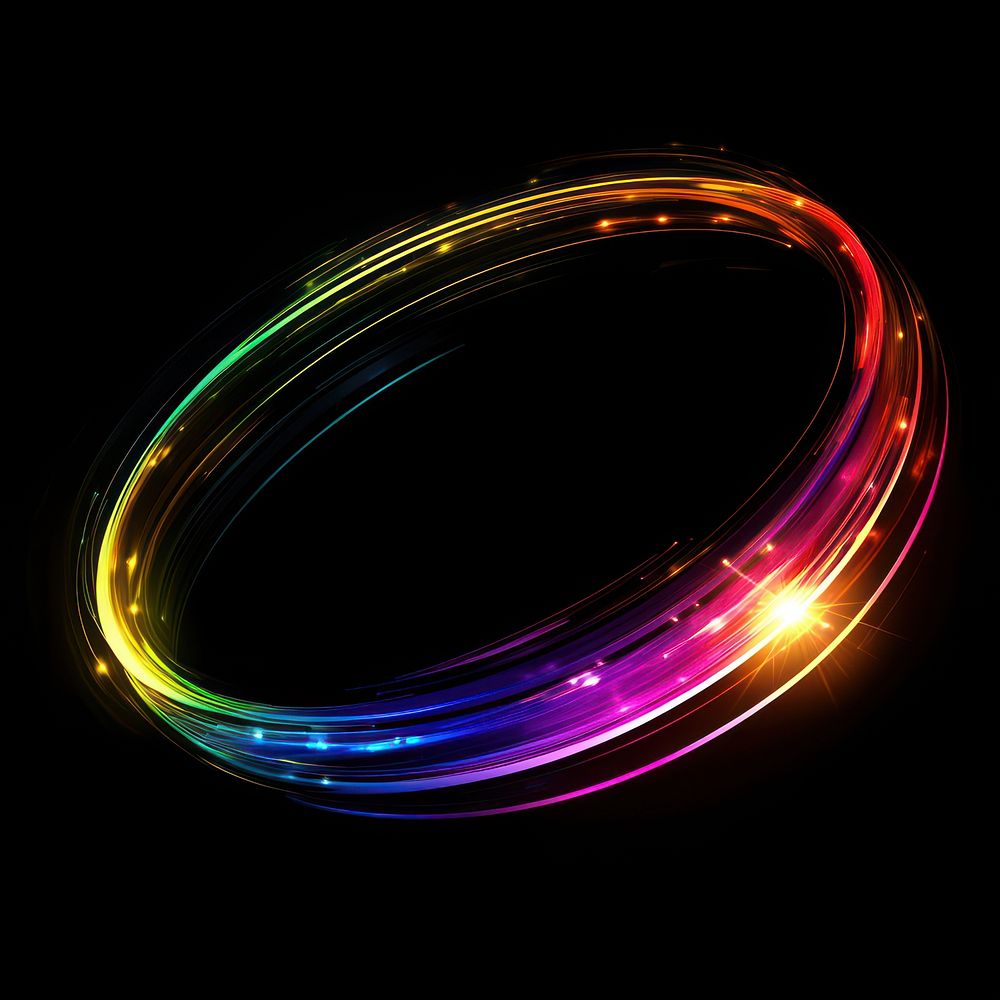 Oval line radius light effect | Free Photo Illustration - rawpixel