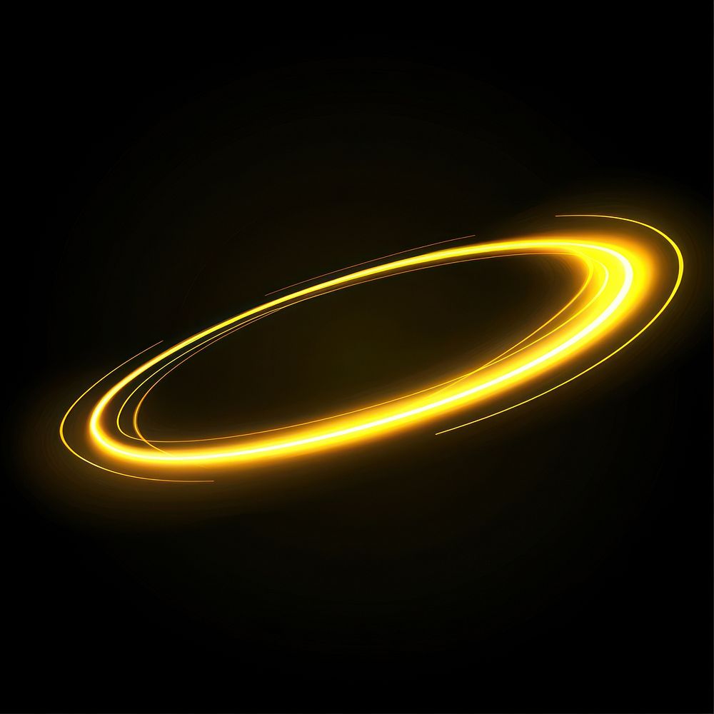 Oval line radius light yellow | Free Photo Illustration - rawpixel