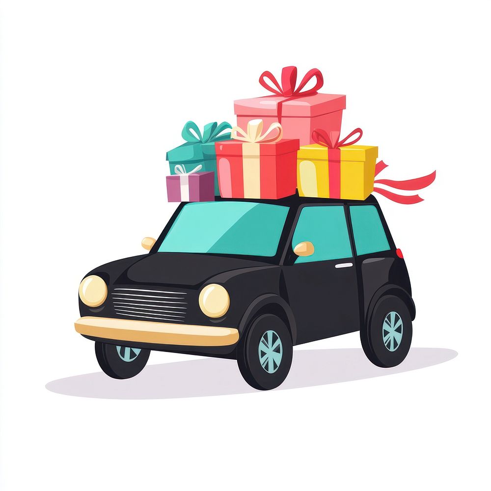 Mini car illustration vehicle cartoon. | Free Photo Illustration - rawpixel
