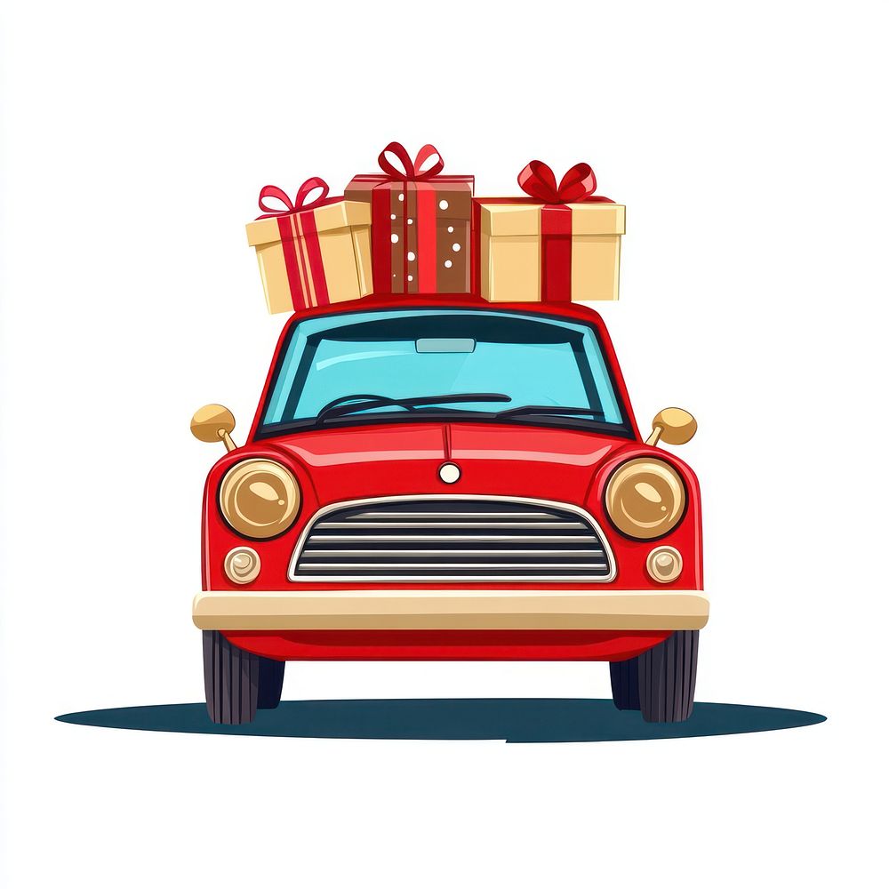 Red mini car illustration vehicle | Free Photo Illustration - rawpixel