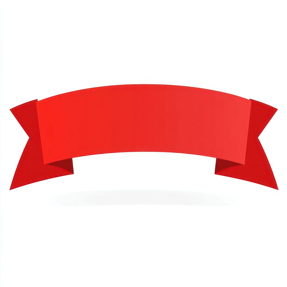 Red banner icon illustration graphic | Free Photo Illustration - rawpixel