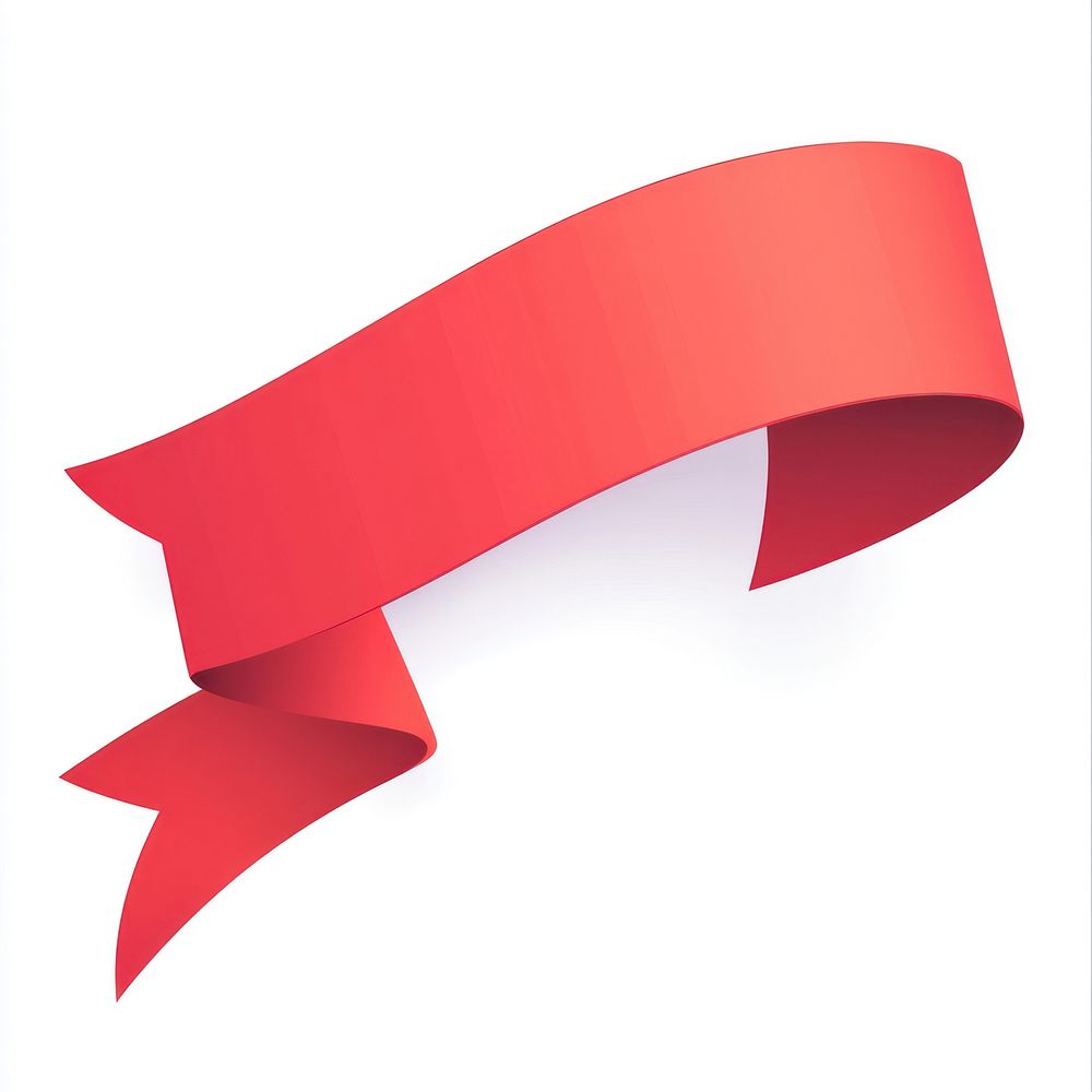 Red banner icon illustration graphic | Free Photo Illustration - rawpixel