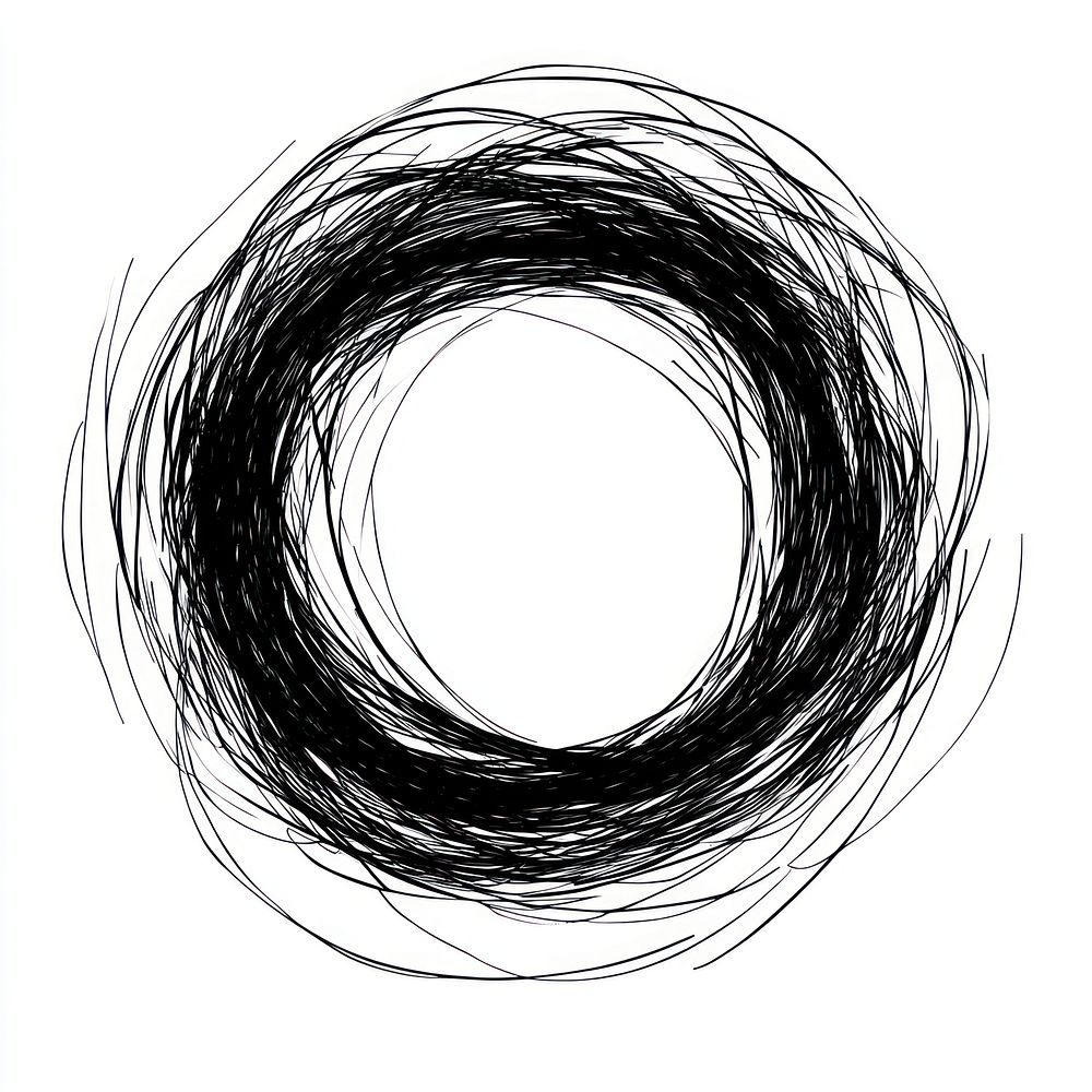 Simple scribble drawing black art. | Free Photo Illustration - rawpixel