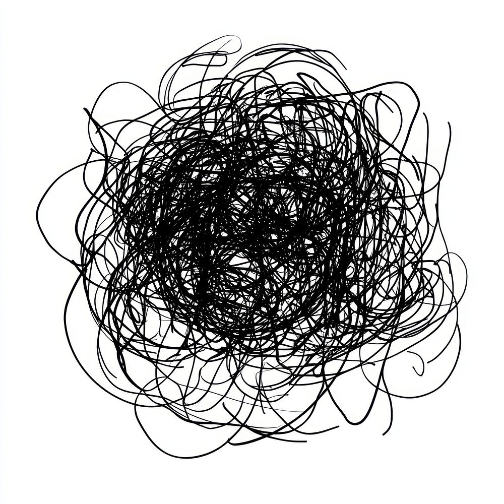 Simple shape scribble scribbles drawing | Free Photo Illustration ...